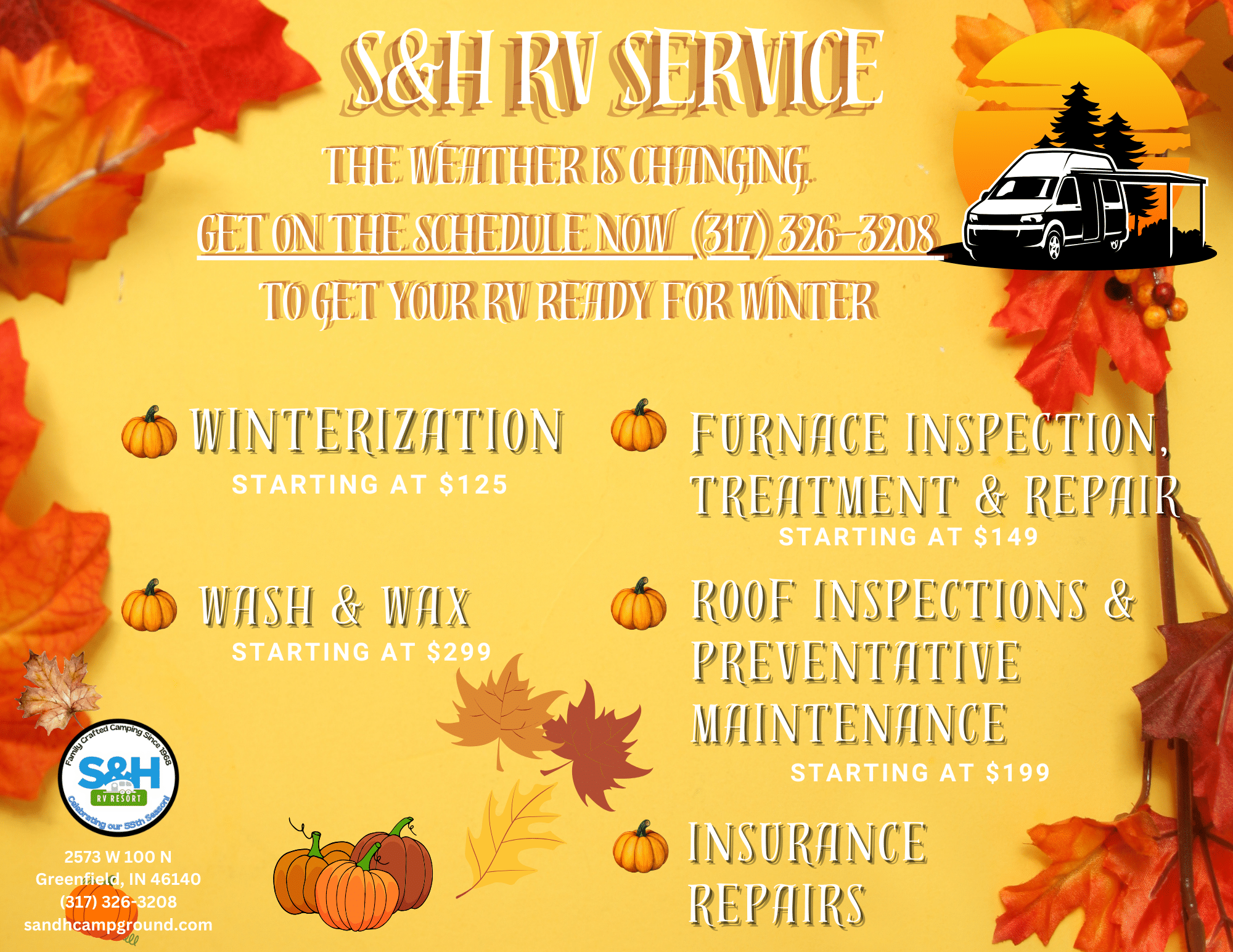 Mobile & Onsite RV Service in Indianapolis Indiana